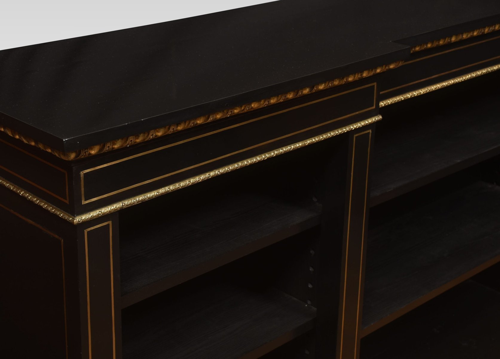 Large Napoleon III Brass Mounted Open Bookcase for sale at Pamono