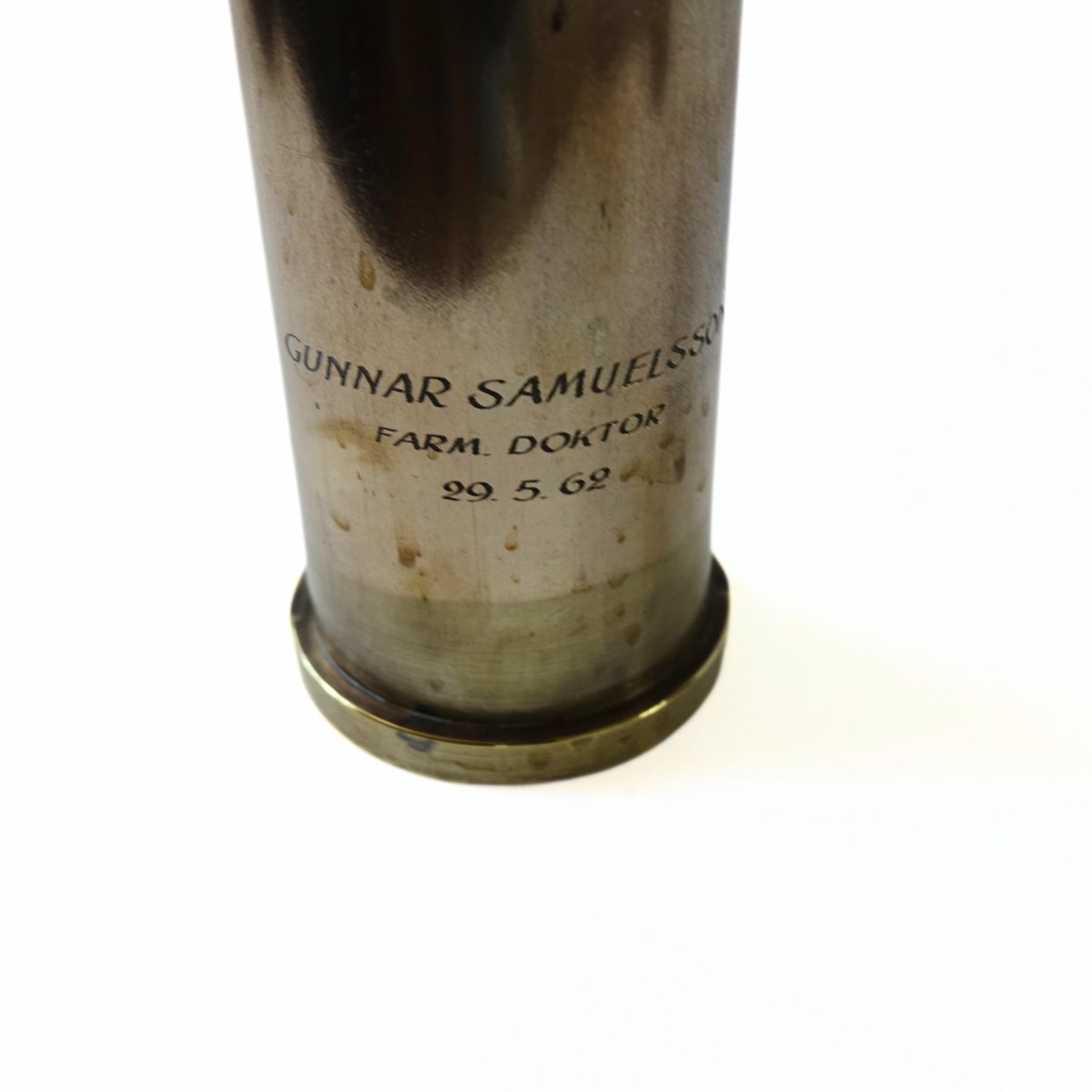 Large Cartridge Case with Original Engraving, 1962 for sale at Pamono
