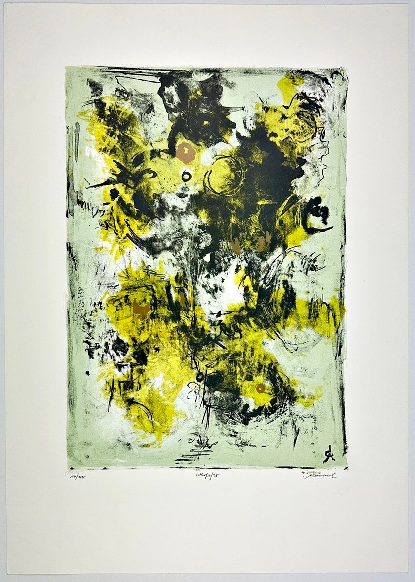 Rolf Cavael, Color Lithograph, Hand-Signed & Limited for sale at Pamono