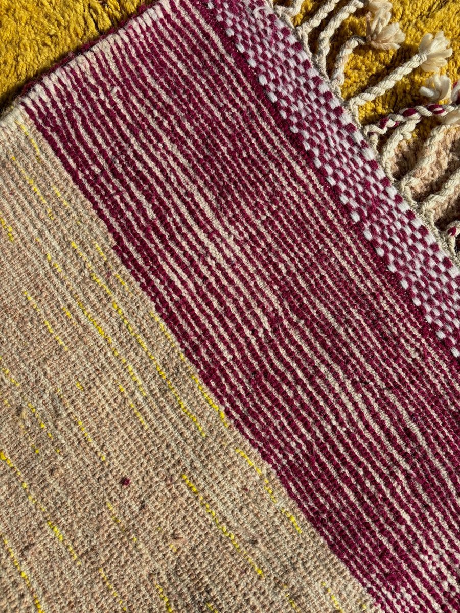 Moroccan Handwoven Area Rug, 2000s for sale at Pamono