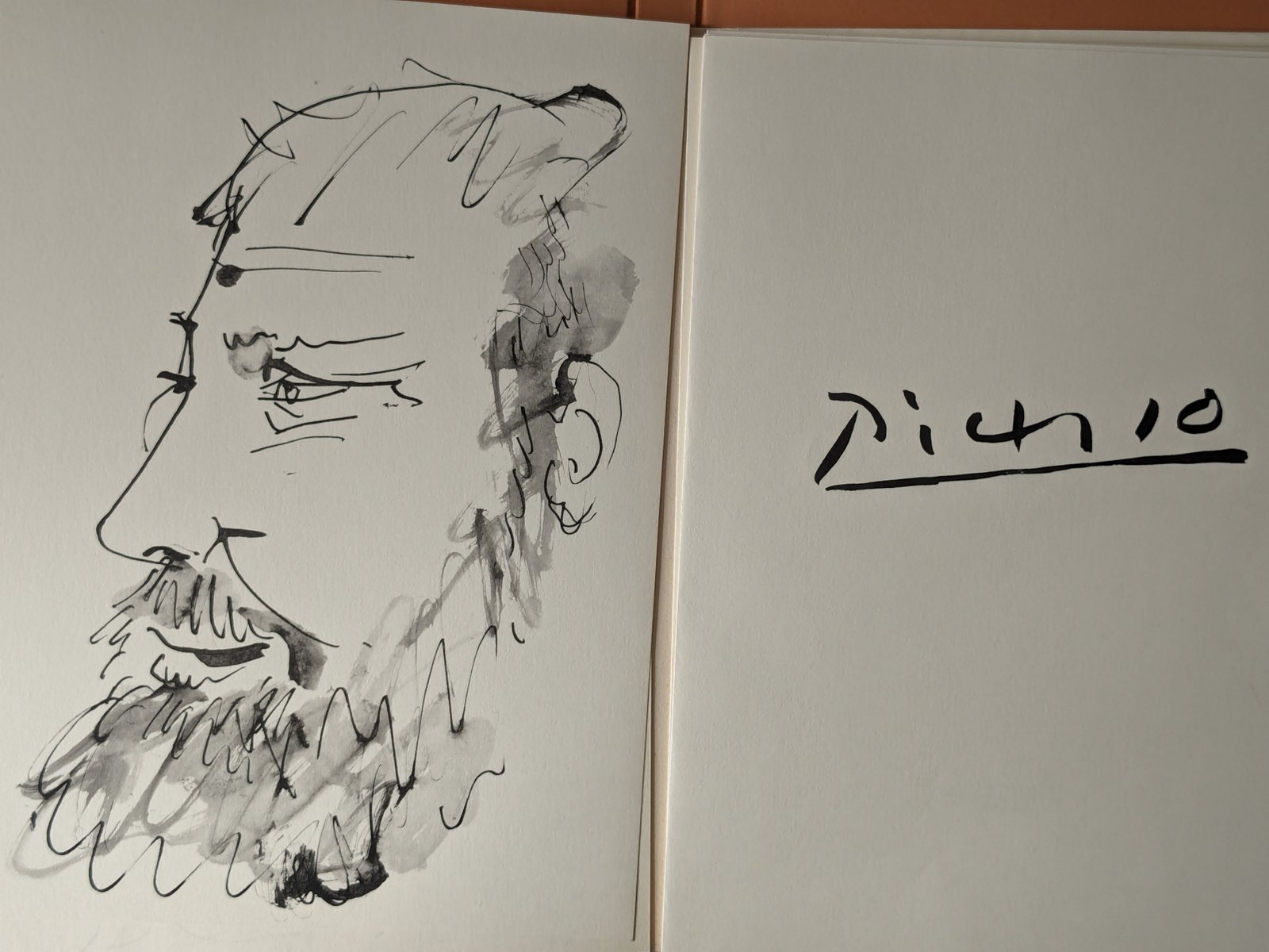 Pablo Picasso, Man Left Profile, Original Lithograph, 1957 for sale at ...