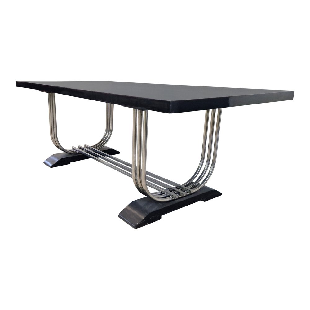 Art Deco Dining or Conference Table for sale at Pamono