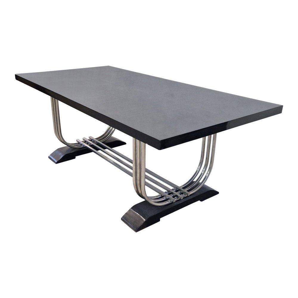 Art Deco Dining or Conference Table for sale at Pamono