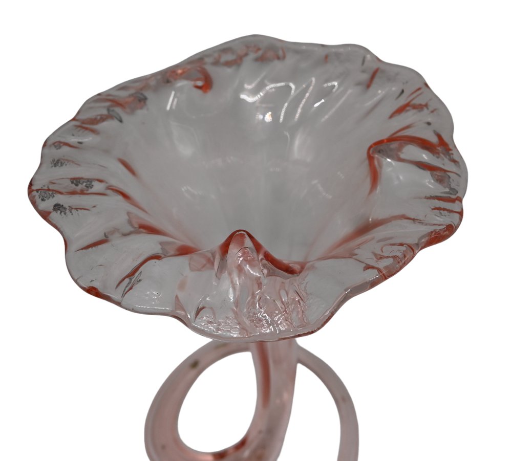 Vintage Murano Glass Trumpet Tulip Vase, Italy for sale at Pamono