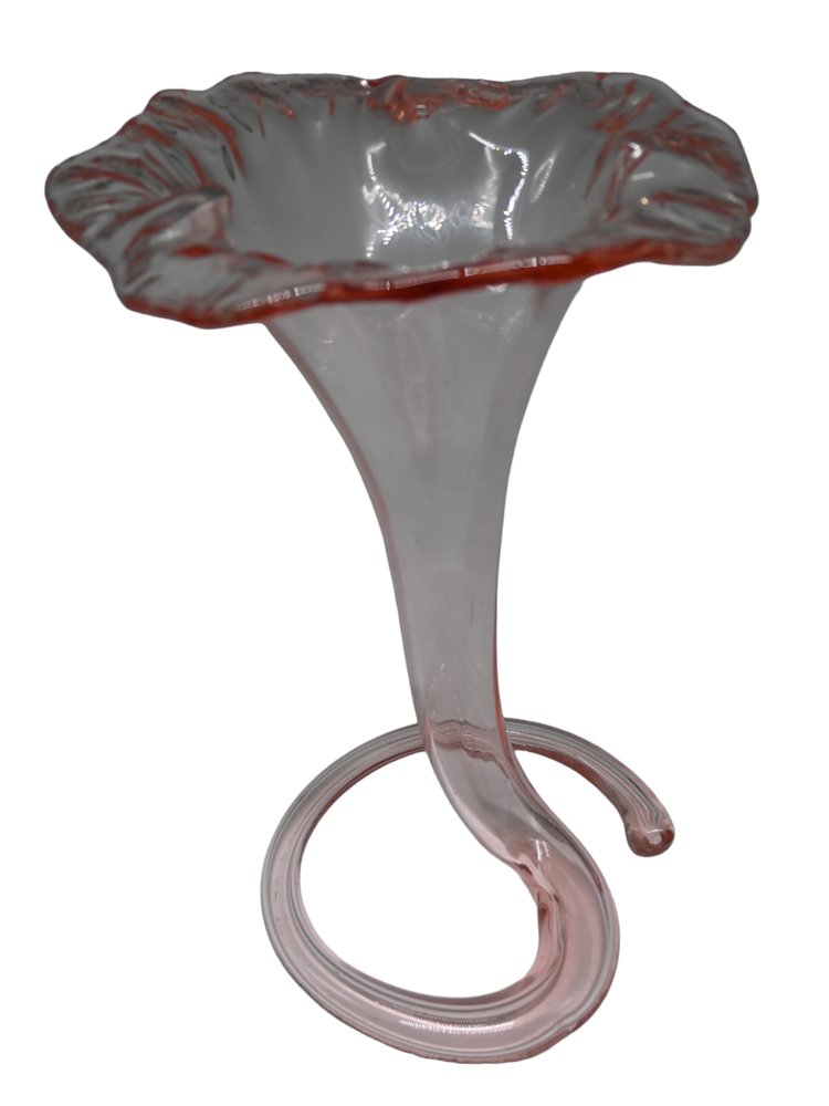 Vintage Murano Glass Trumpet Tulip Vase, Italy for sale at Pamono