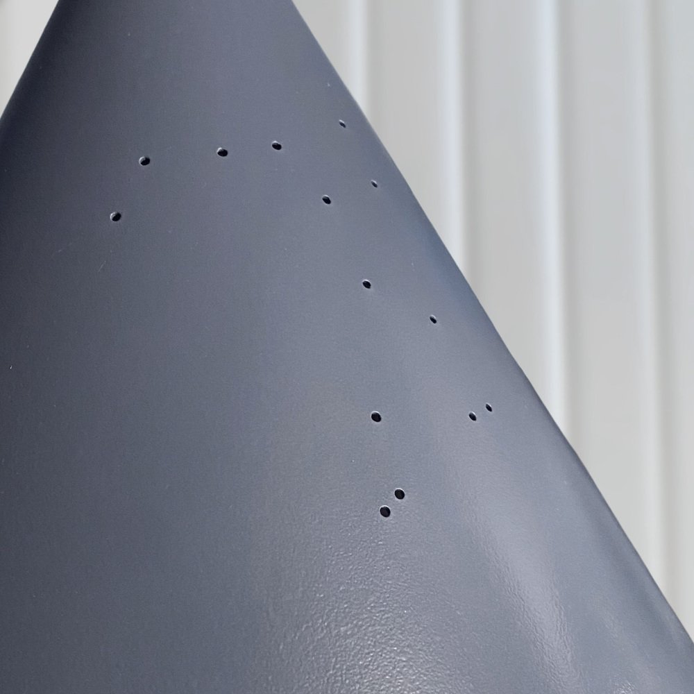 Mid-Century Cone-Shaped Pendant Lamp with Intricate Star Constellations, Sweden, 1950s for sale ...