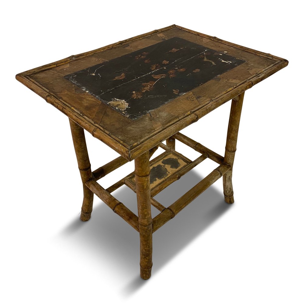 Antique Bamboo Occasional Table, 1890s for sale at Pamono