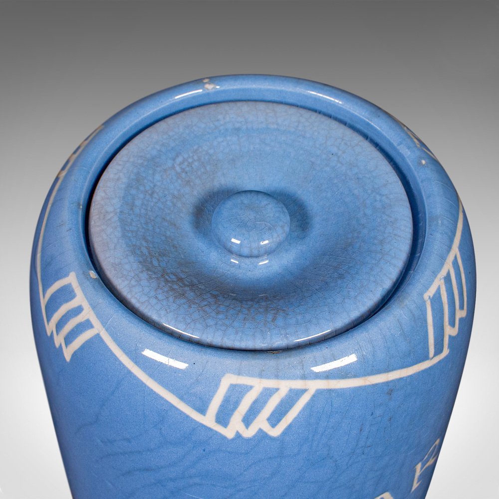 Vintage English Kitchen Canisters, 1930s, Set of 10 for sale at Pamono