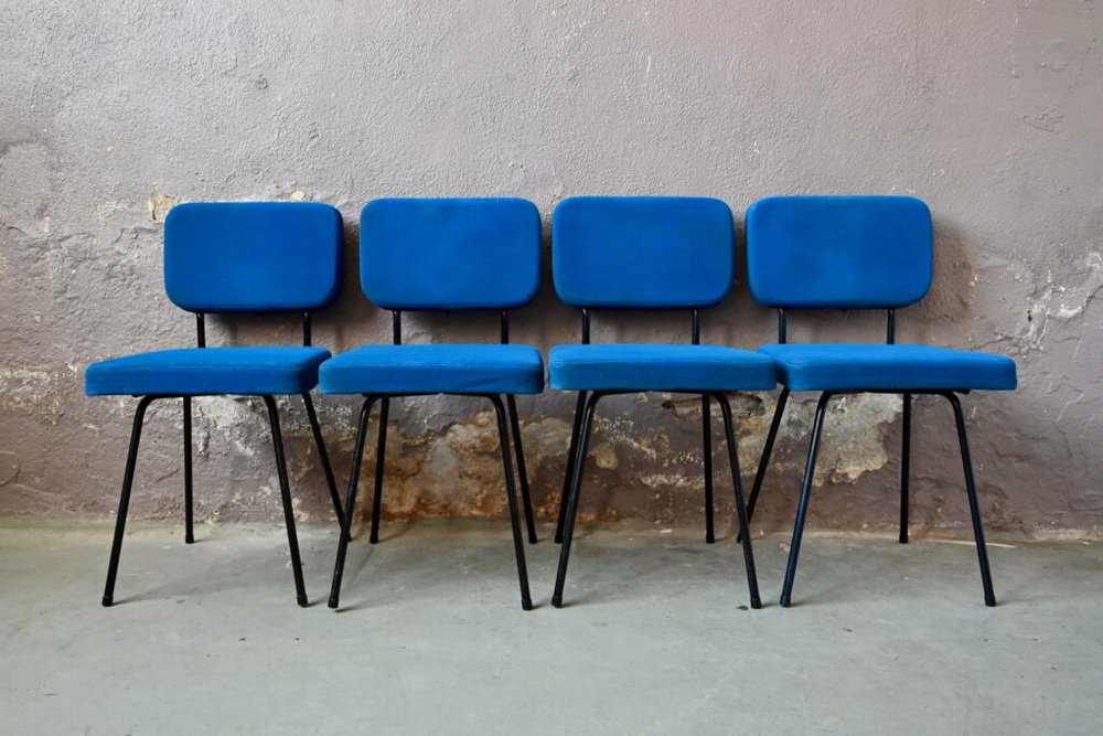Chairs by André Simard for French Airborne, 1950s, Set of 4 for sale at ...