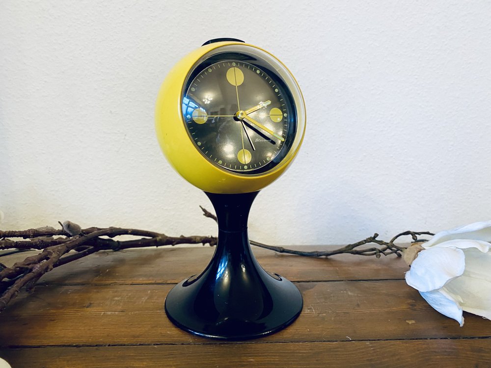 Vintage Space Age Tulip Foot Alarm Clock from Blessing for sale at Pamono