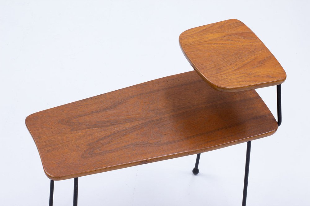 Teak Side Table by Hugo Troeds, Sweden, 1950s for sale at Pamono