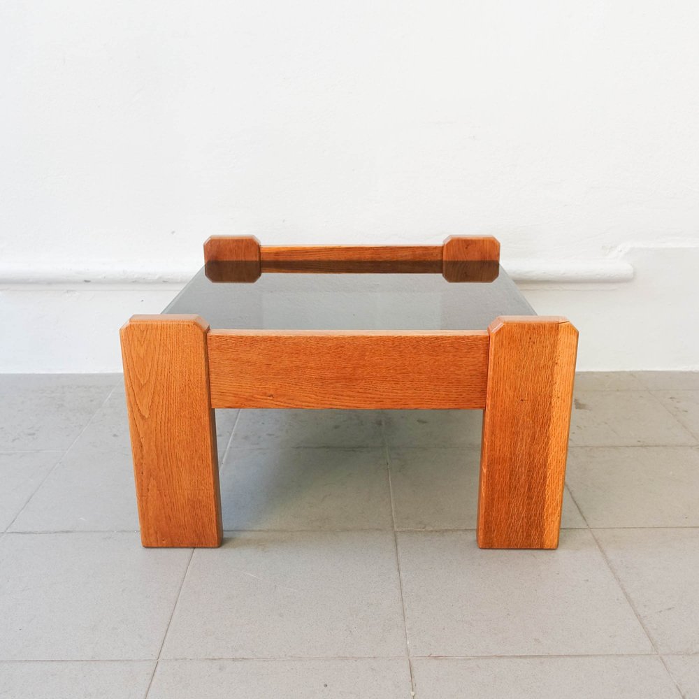 Portuguese Oak Coffee Table attributed to Eduardo Afonso Dias, 1970s ...
