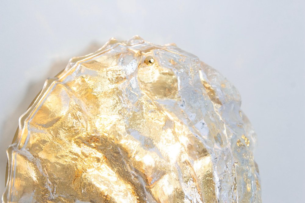 Murano Glass Shell Wall Light attributed to Limburg, Germany, 1970s for ...
