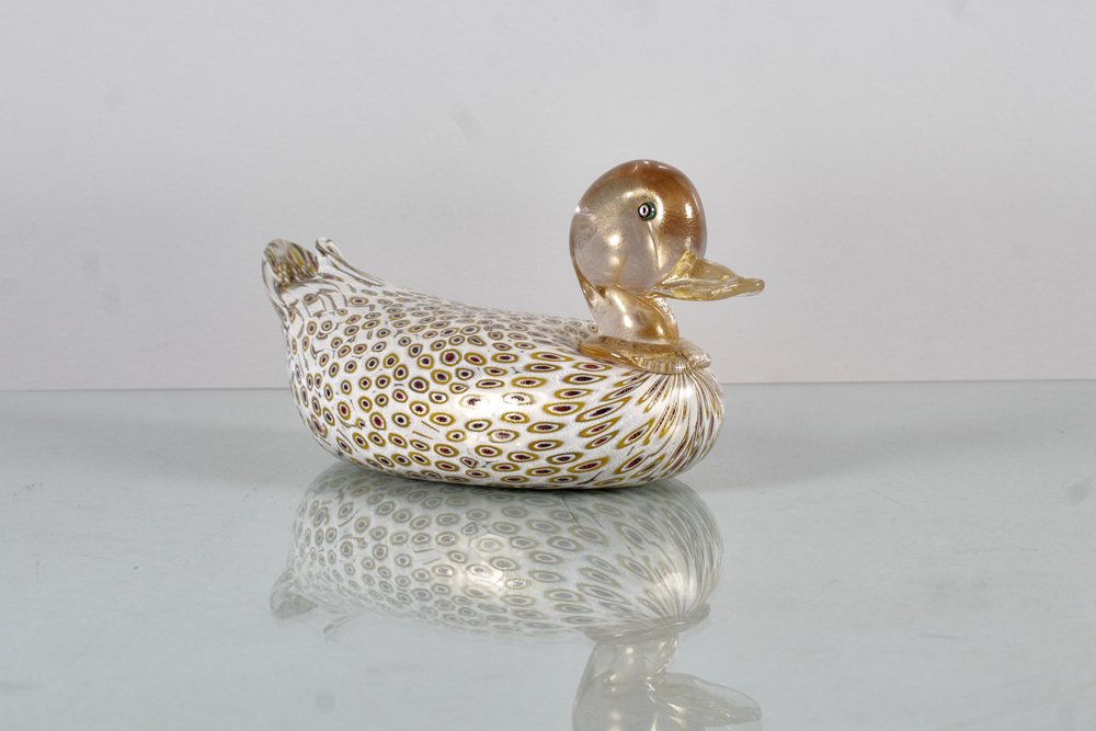 Murano Glass Duck attributed to A. Barbini, Italy, 1960s for sale at Pamono