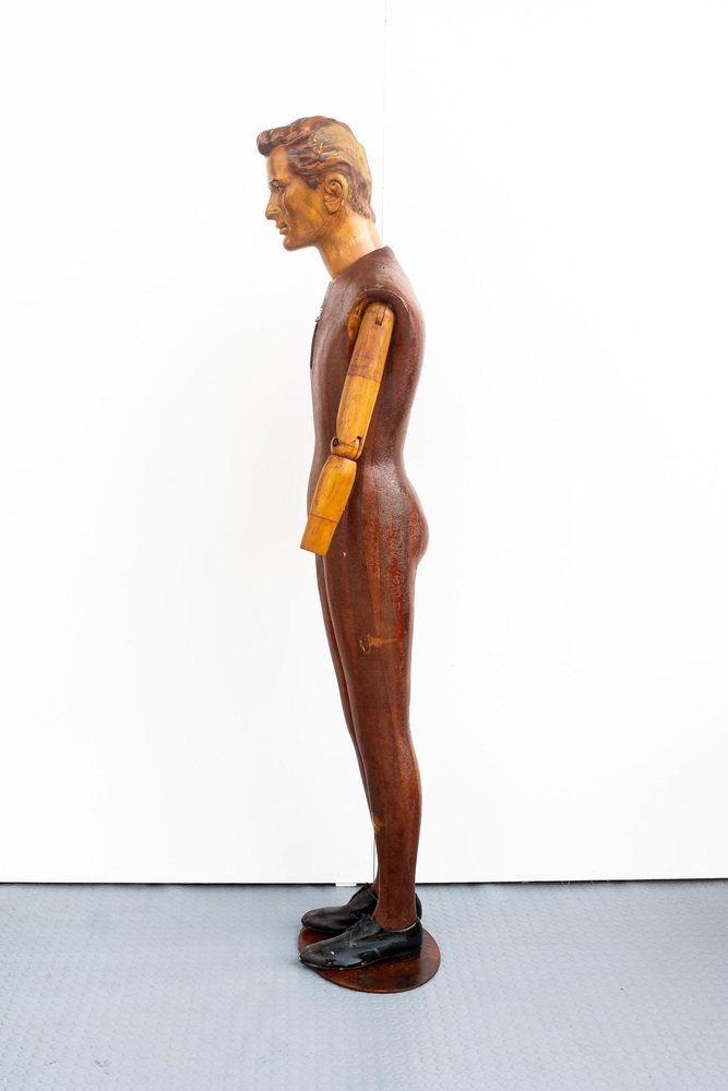 Plaster and Wood Mannequin, 1950s for sale at Pamono