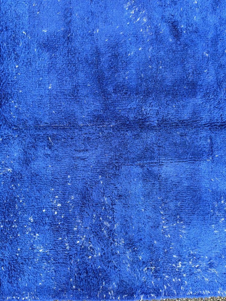 Large Moroccan Blue Berber Rug for sale at Pamono