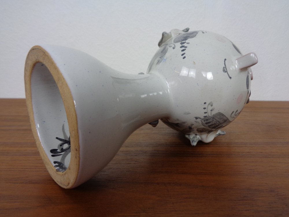 Ceramic Titania Vase by Bjørn Wiinblad for Illums Bolighus, 1960s for ...