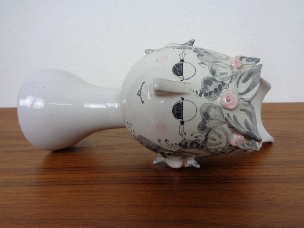 Ceramic Titania Vase by Bjørn Wiinblad for Illums Bolighus, 1960s for ...