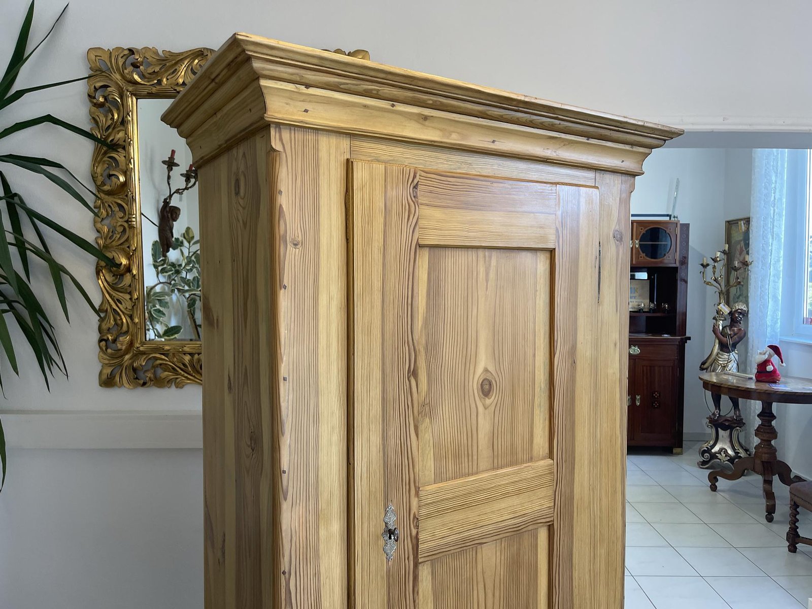 Farmhouse Wardrobe in Natural Wood for sale at Pamono