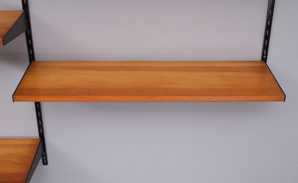 Skandinavisches Vintage Regal aus Kiefernholz von Pelly System, 1970er ...