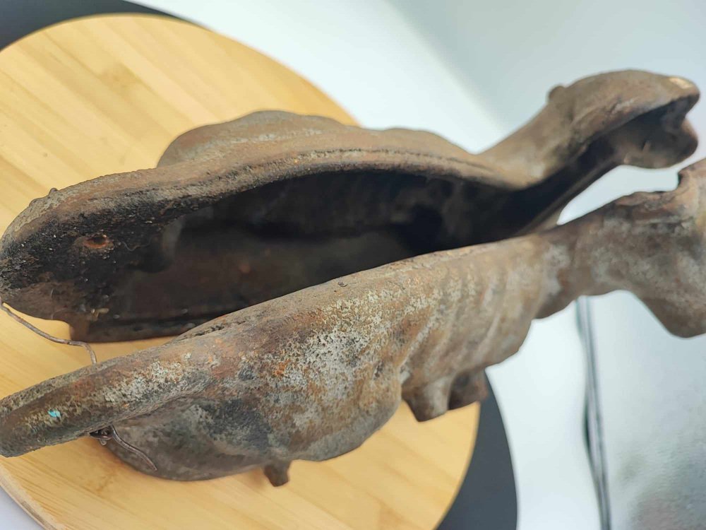 Pre-War Cast Iron Form for Mutton and Bread, 1890s for sale at Pamono
