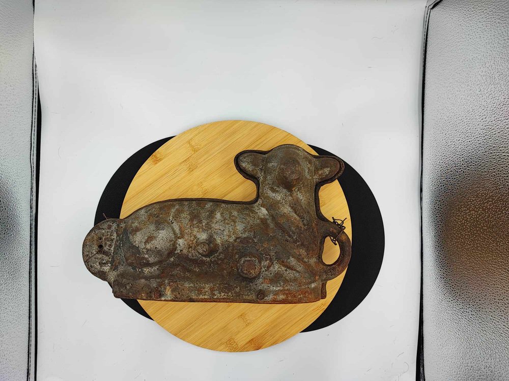 Pre-War Cast Iron Form for Mutton and Bread, 1890s for sale at Pamono