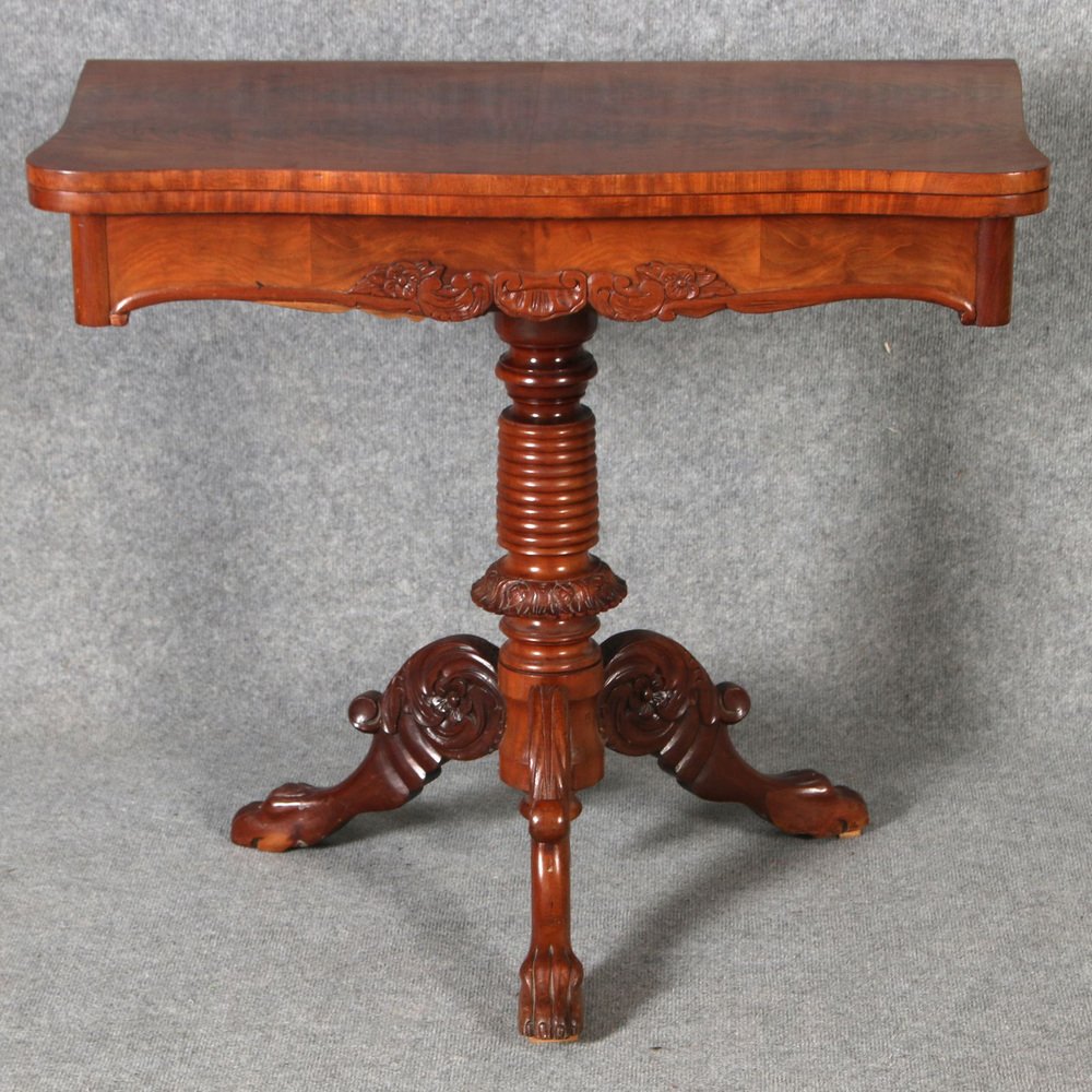 Biedermeier Game Table, 1840s-1850s for sale at Pamono