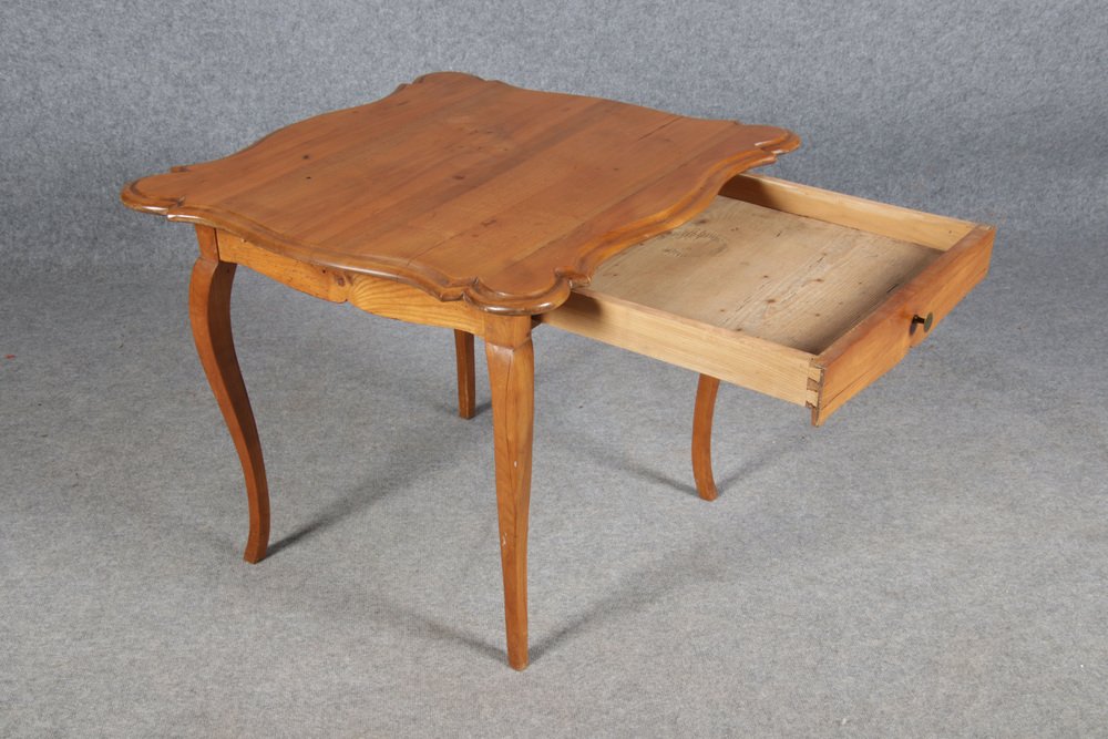 Small Rococo Style Table in Cherrywood, 1850s for sale at Pamono