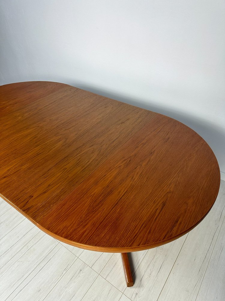 Danish Extendable Dining Table in Teak from AM Møbler, 1970s for sale ...