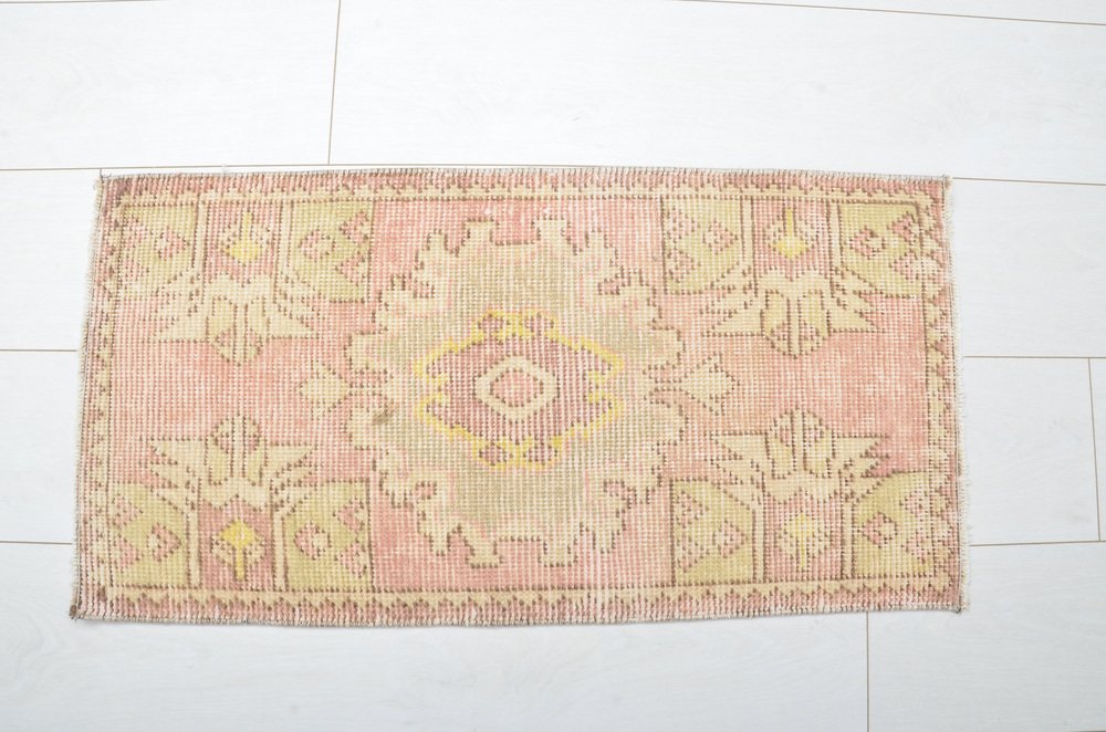 Faded Wool Rug, 1960s for sale at Pamono
