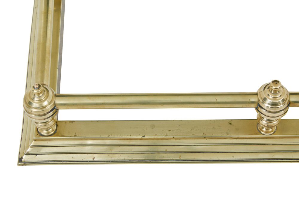 Early 20th Century Brass Fireside Fender for sale at Pamono