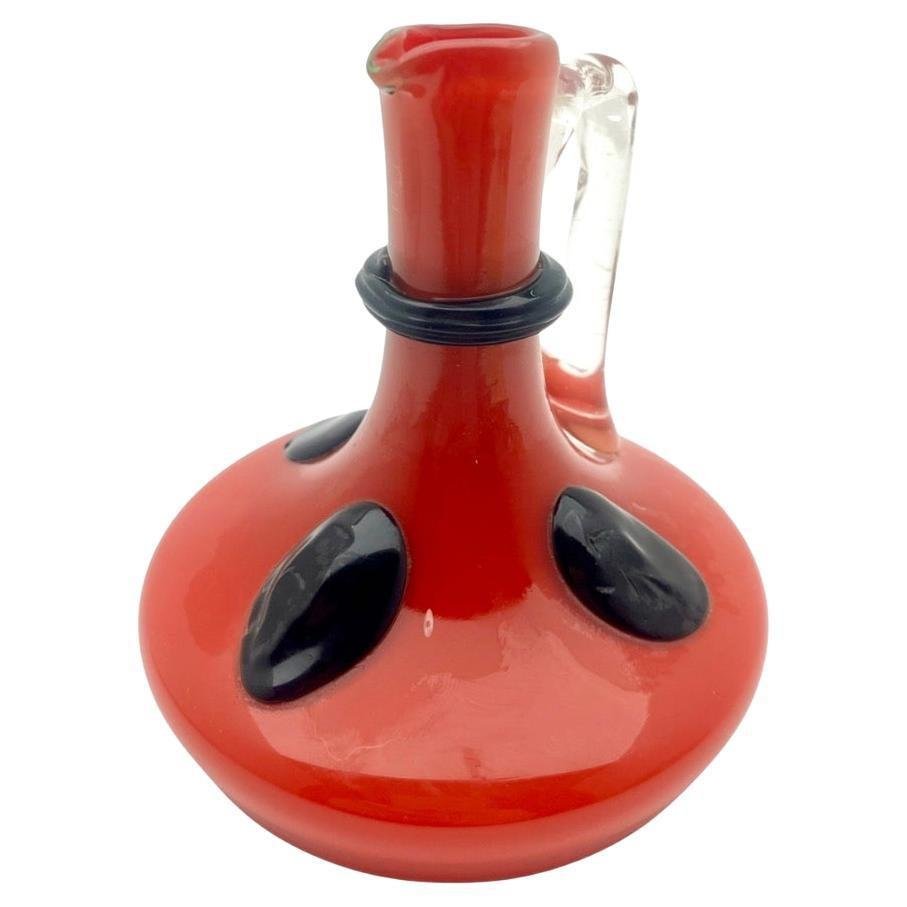 Art Nouveau Decanter with Handle attributed to Loetz, Austria, 1910s ...