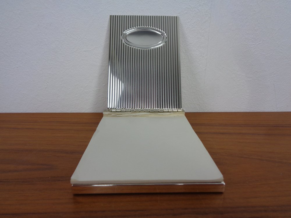 Silver Plated Notepads, Usa, 1960s, Set of 2 for sale at Pamono