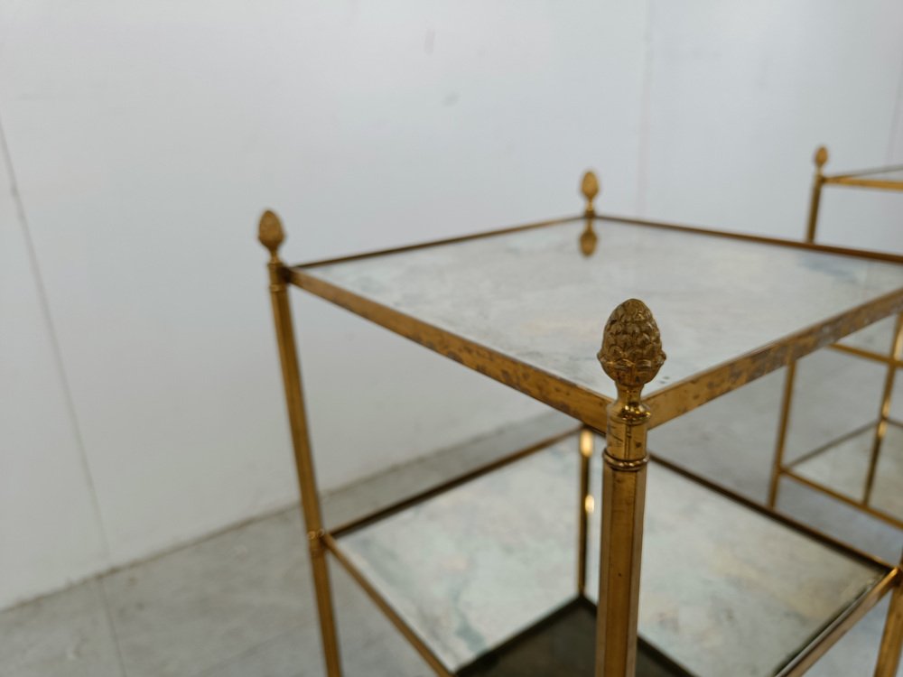 Acorn Side Tables from Maison Jansen, 1960s, Set of 2 for sale at Pamono