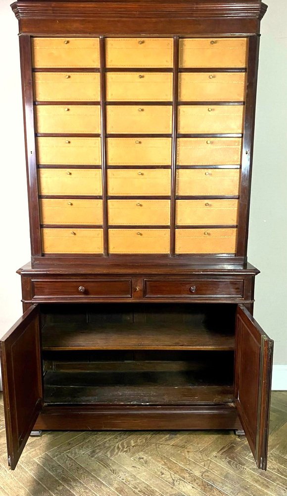 French Louis Philippe Office Filing Cabinet in Mahogany, 1850 for sale ...