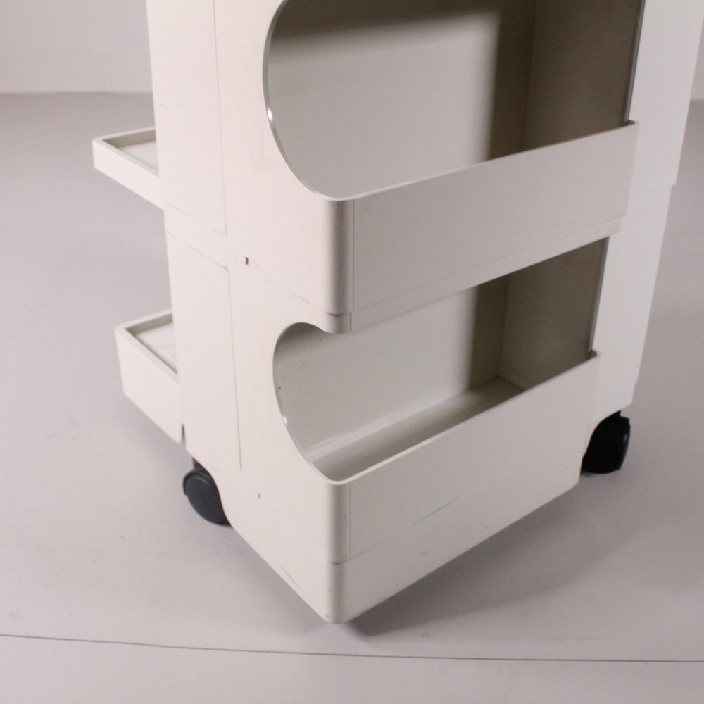 White Boby Cart by Joe Colombo for Bieffeplast for sale at Pamono