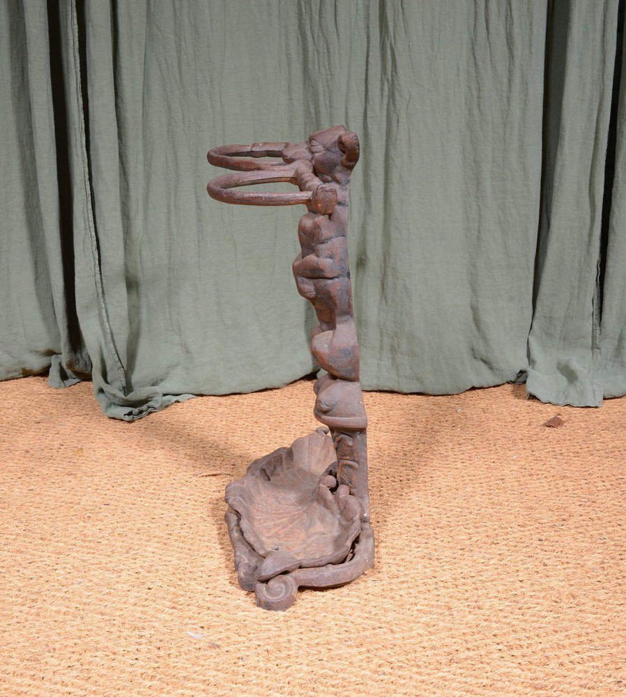 Cast Iron Stick Stand by Coalbrookdale, 1920s for sale at Pamono
