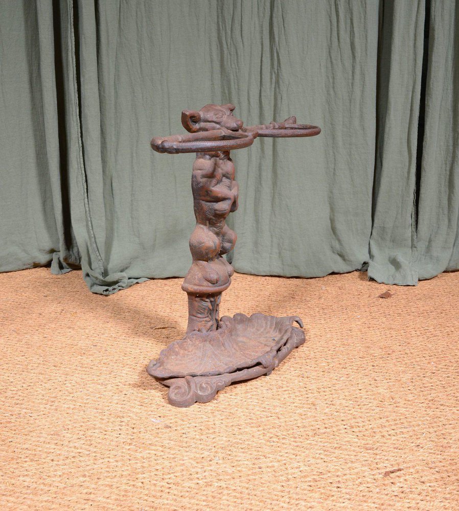 Cast Iron Stick Stand by Coalbrookdale, 1920s for sale at Pamono