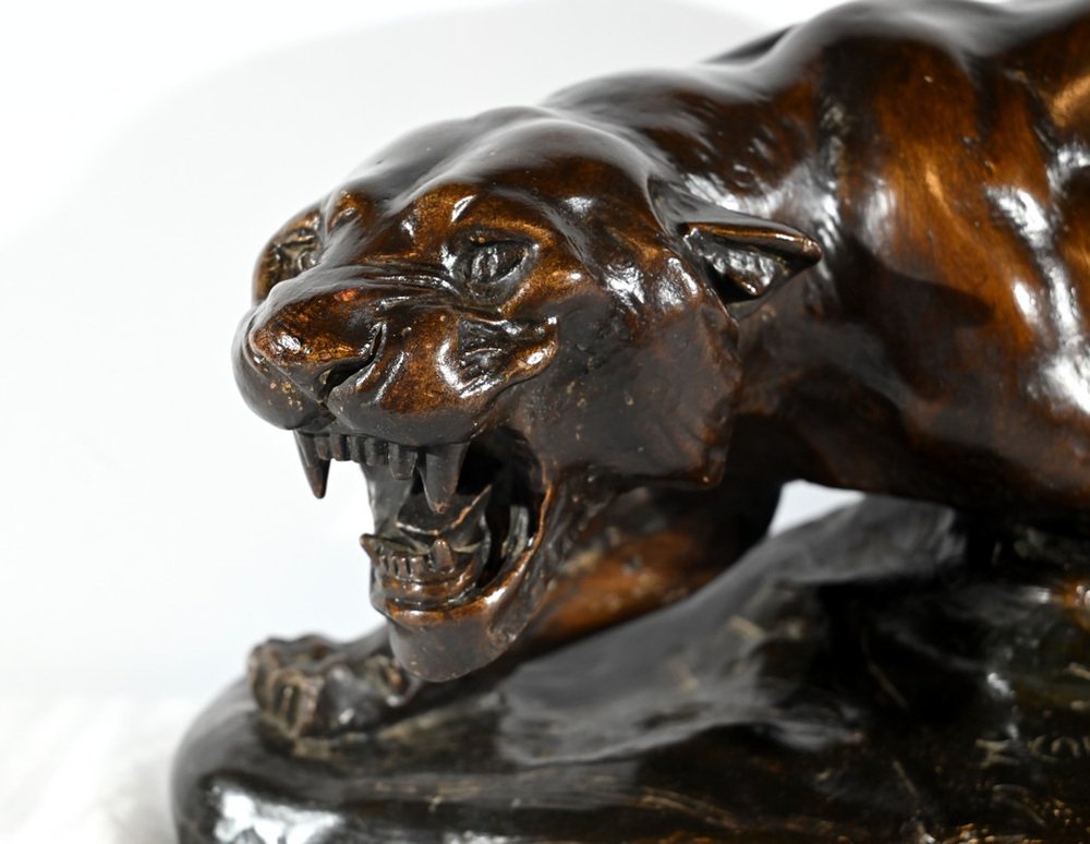 T.cartier, Tiger on the Prowl, Early 20th Century, Sculpture in ...