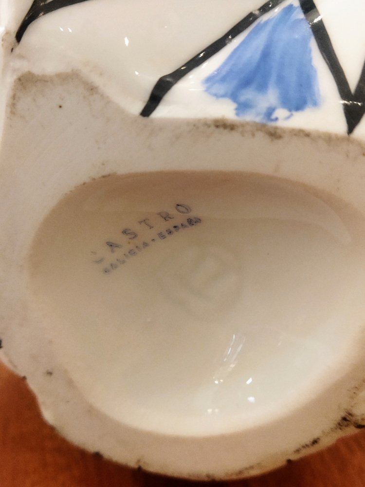 Porcelain Harlequin Vase by Castro Sargadelos, Spain, 1950s for sale at ...