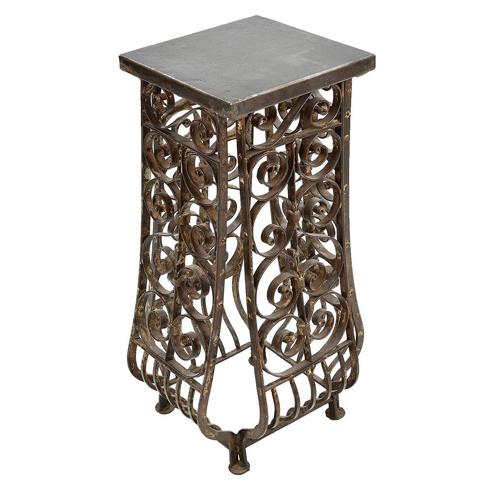 Vintage Wrought Iron Pedestal for sale at Pamono