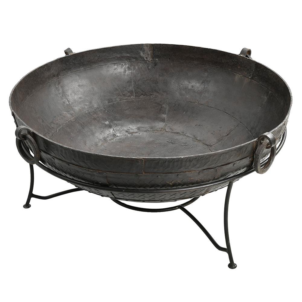 Large Wrought Iron Brazier for sale at Pamono