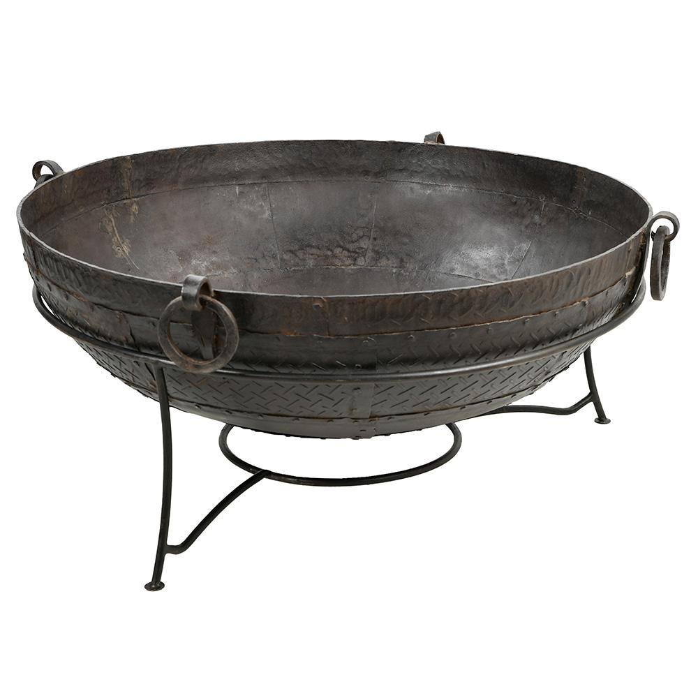 Large Wrought Iron Brazier for sale at Pamono
