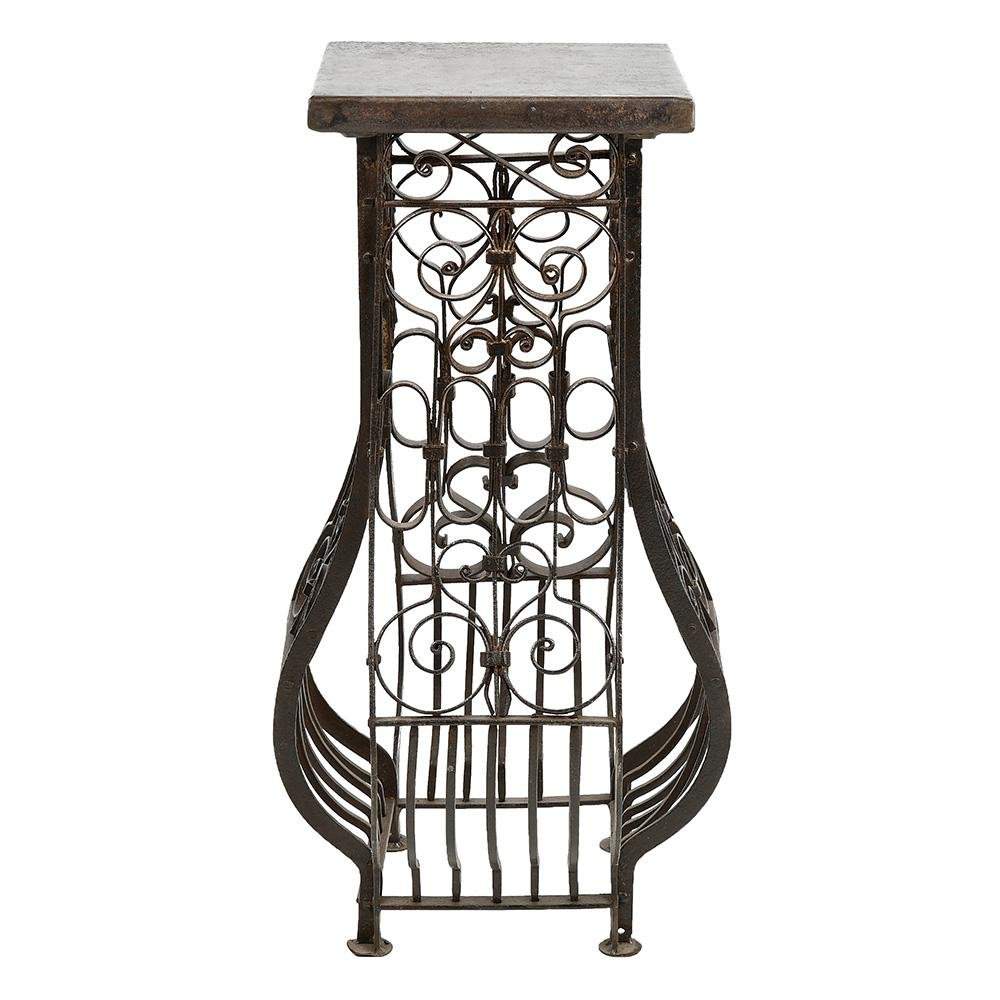 Vintage Wrought Iron Pedestal for sale at Pamono