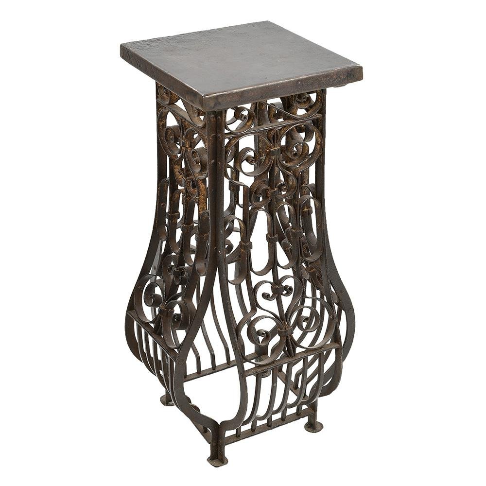 Vintage Wrought Iron Pedestal for sale at Pamono