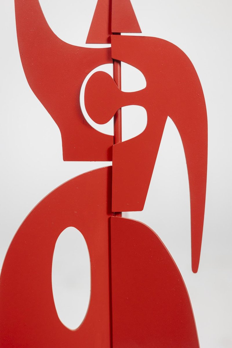 French Artist, Jouve, Steel Sculpture, 2000s for sale at Pamono