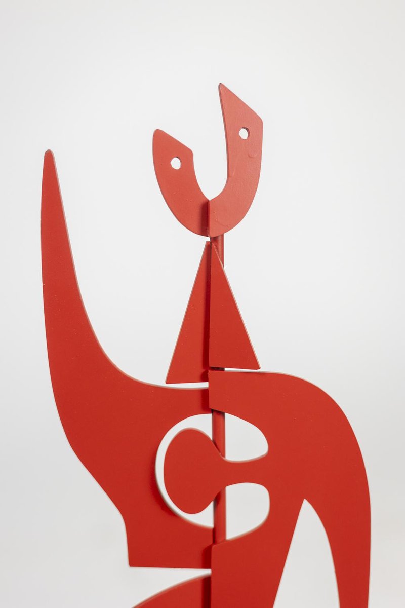 French Artist, Jouve, Steel Sculpture, 2000s for sale at Pamono