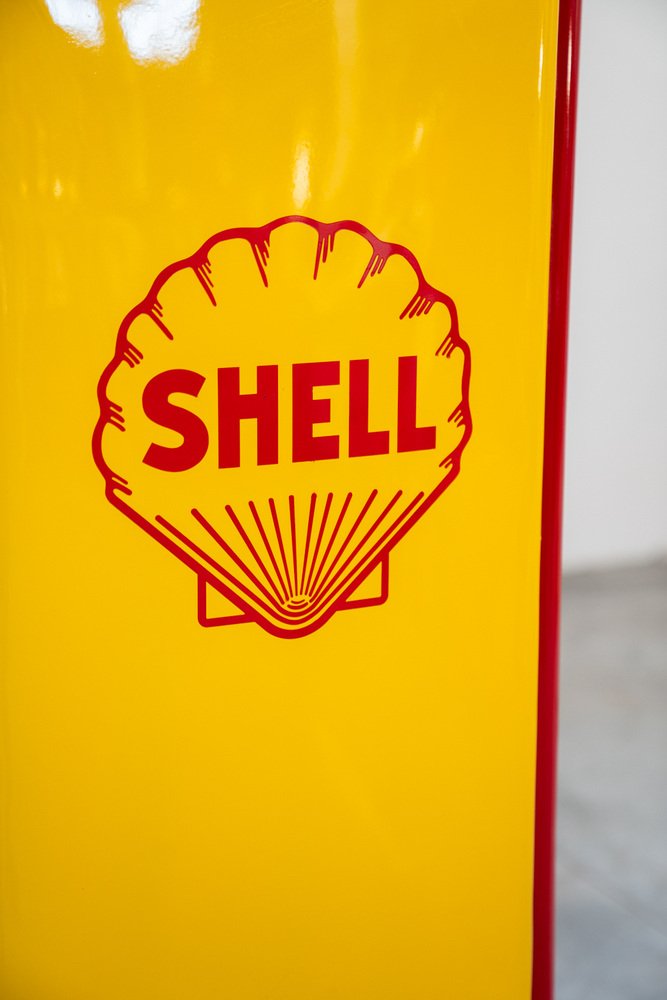 American Shell Petrol Station Pump, 1950s for sale at Pamono