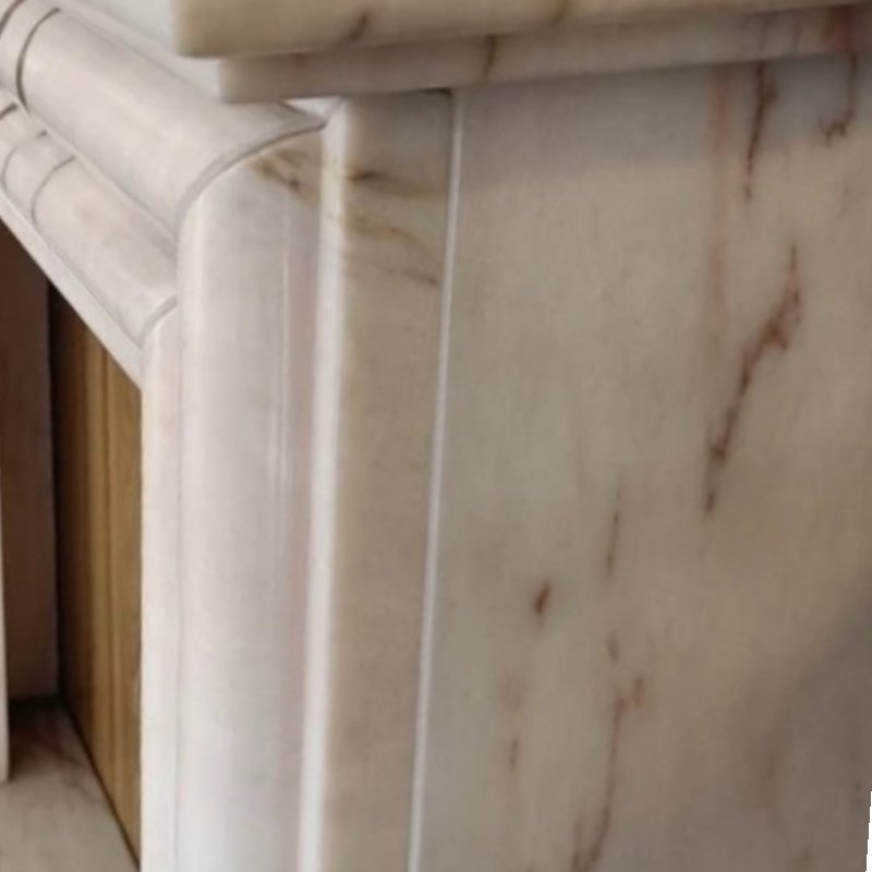 Portuguese Pink Marble Fireplace for sale at Pamono