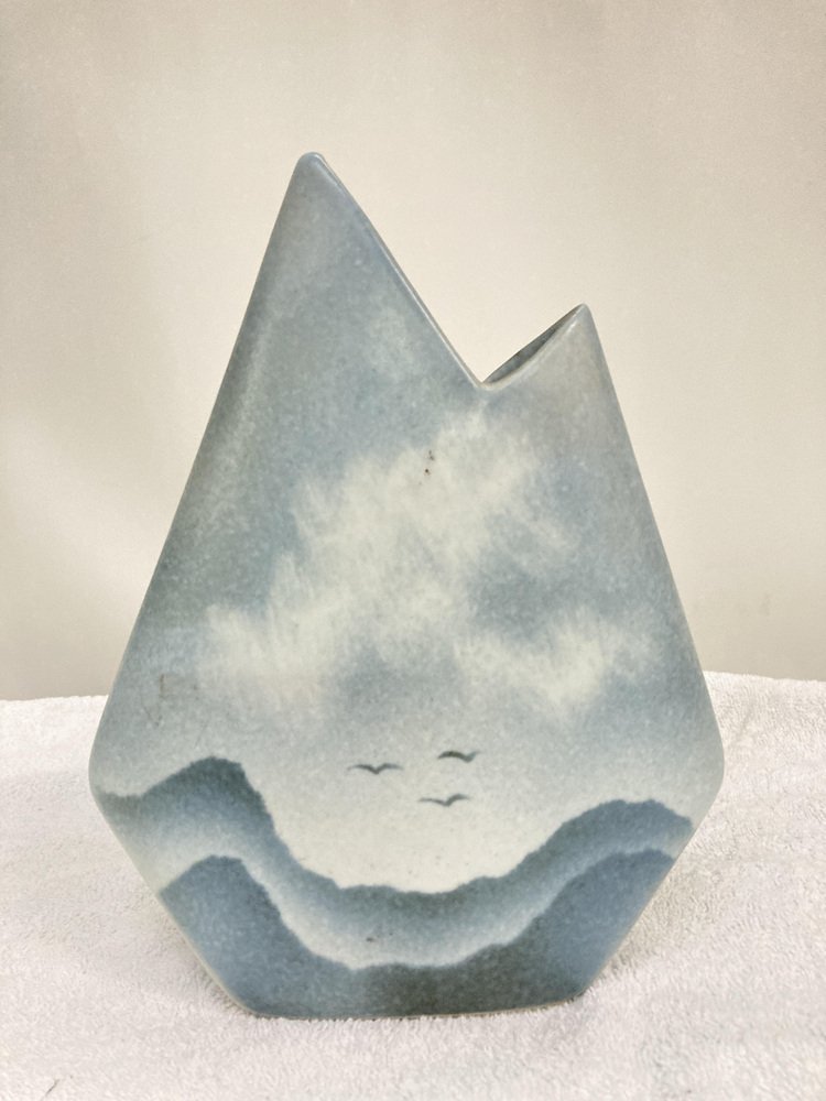 Porcelain Vase by Virebent, 1970 for sale at Pamono